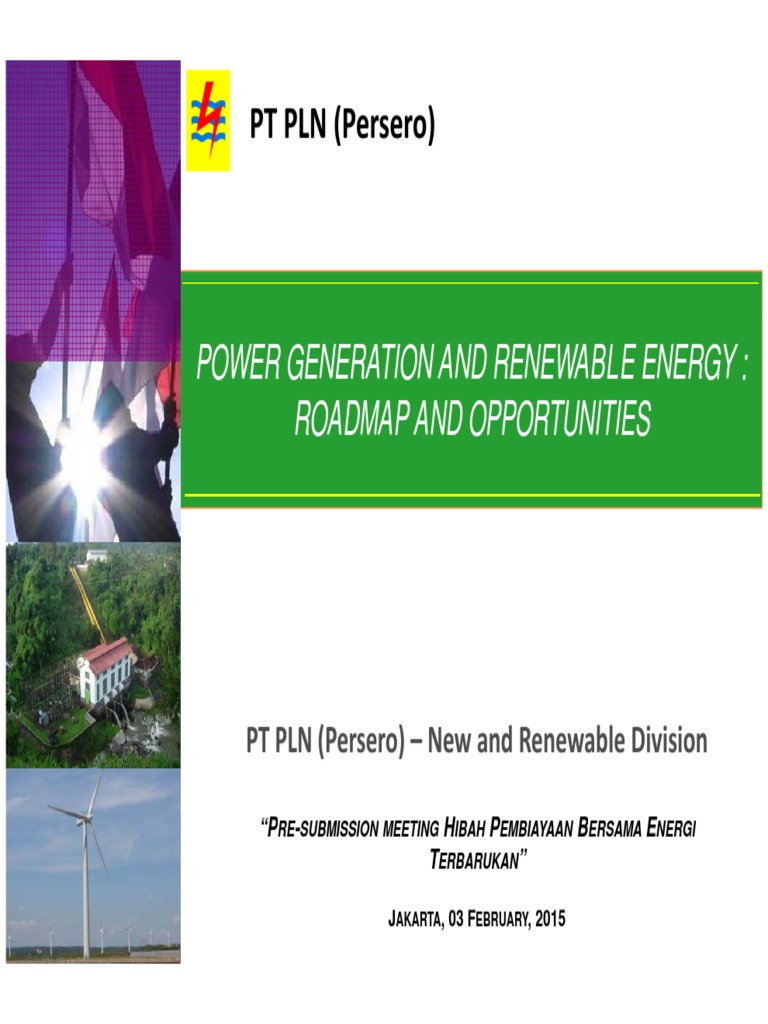 PLN Renewables | PDF | Renewable Energy | Energy Development
