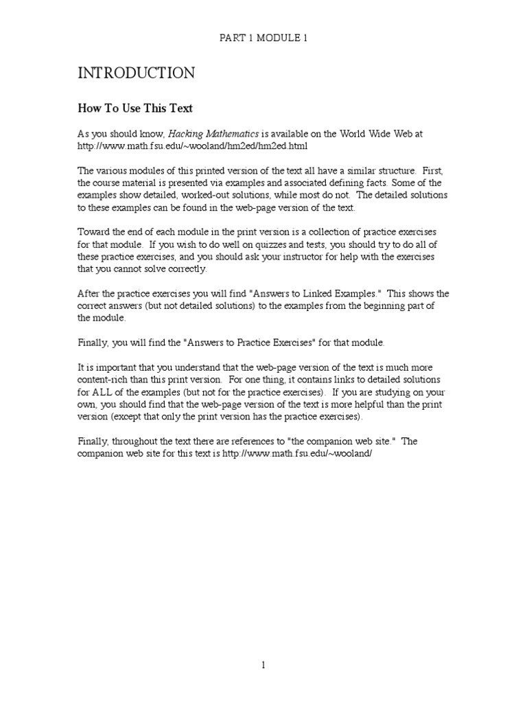 How To Use This Text | PDF | Empty Set | Mathematical Logic