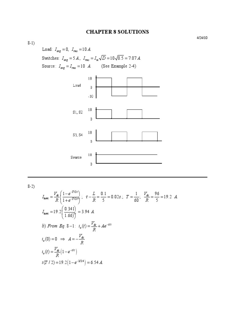 Hart Chapter 8 Solutions | PDF | Electromagnetism | Electronic Engineering