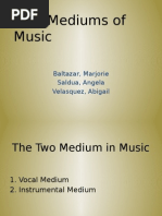 Chapter 9 Mediums of Music | PDF | String Instruments | Cello