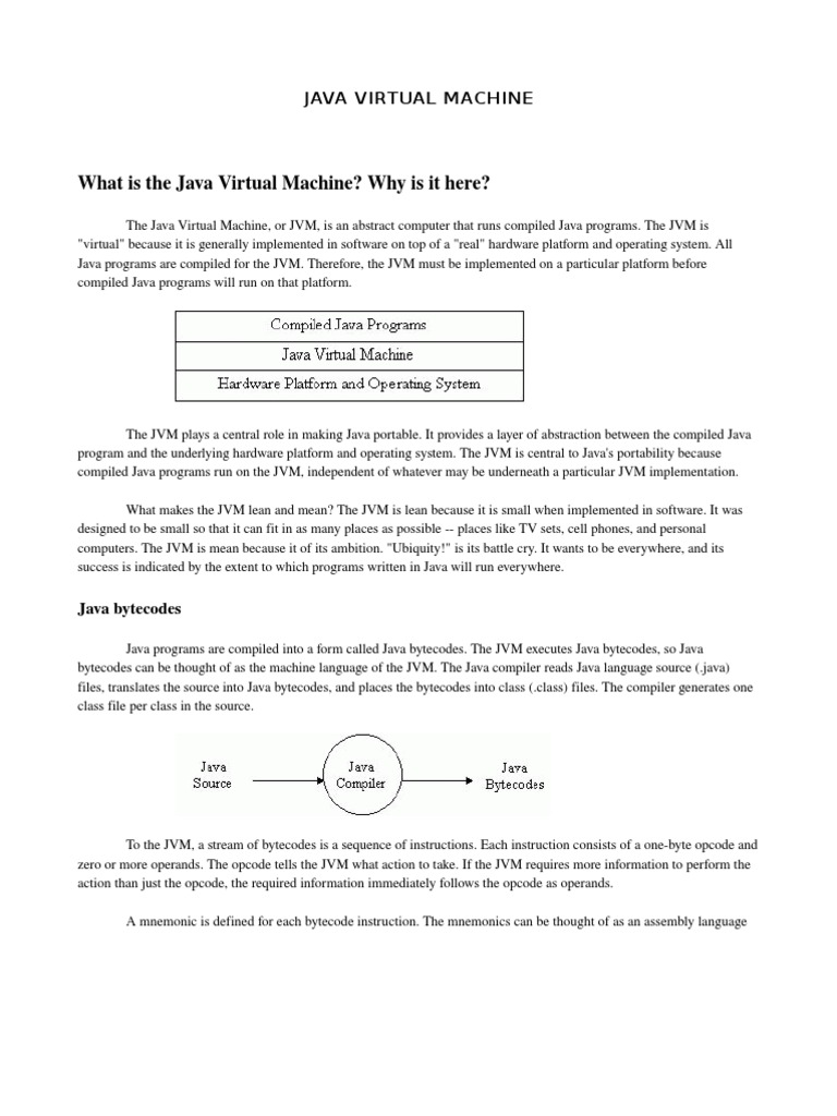 Java Virtual Machine2 | PDF | Java Virtual Machine | Virtual Machine