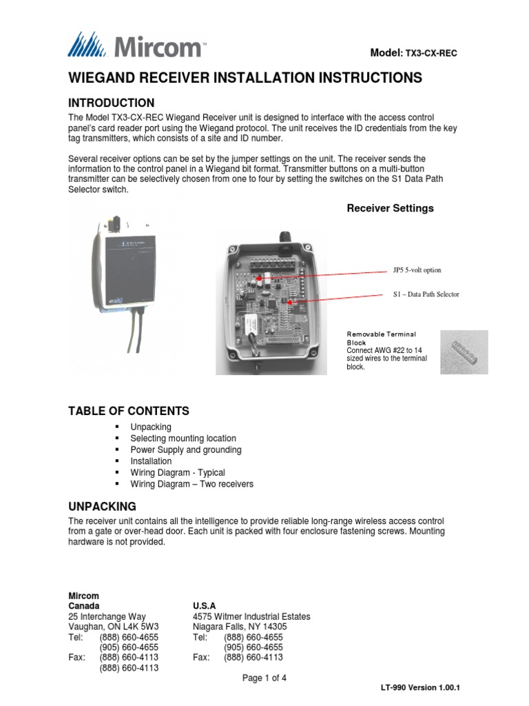 Mircom TX3-CX-REC User Manual | PDF | Radio | Electromagnetic Interference