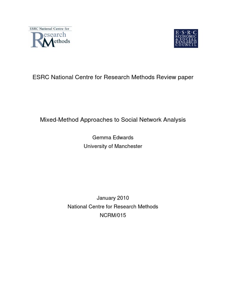 Social Network Analysis Edwards | PDF | Qualitative Research ...