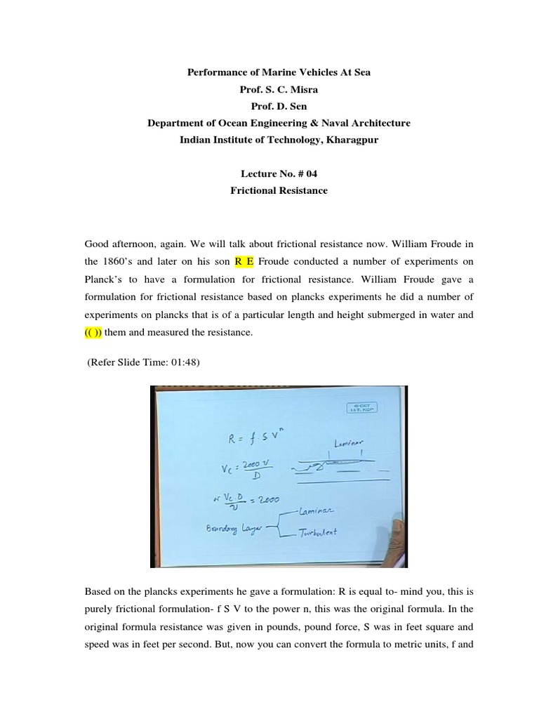 Lec 4 | PDF | Boundary Layer | Laminar Flow
