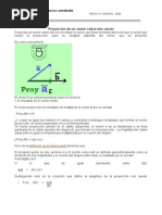 Proyección de Vectores: Fórmulas y Métodos | PDF | Vector Euclidiano ...