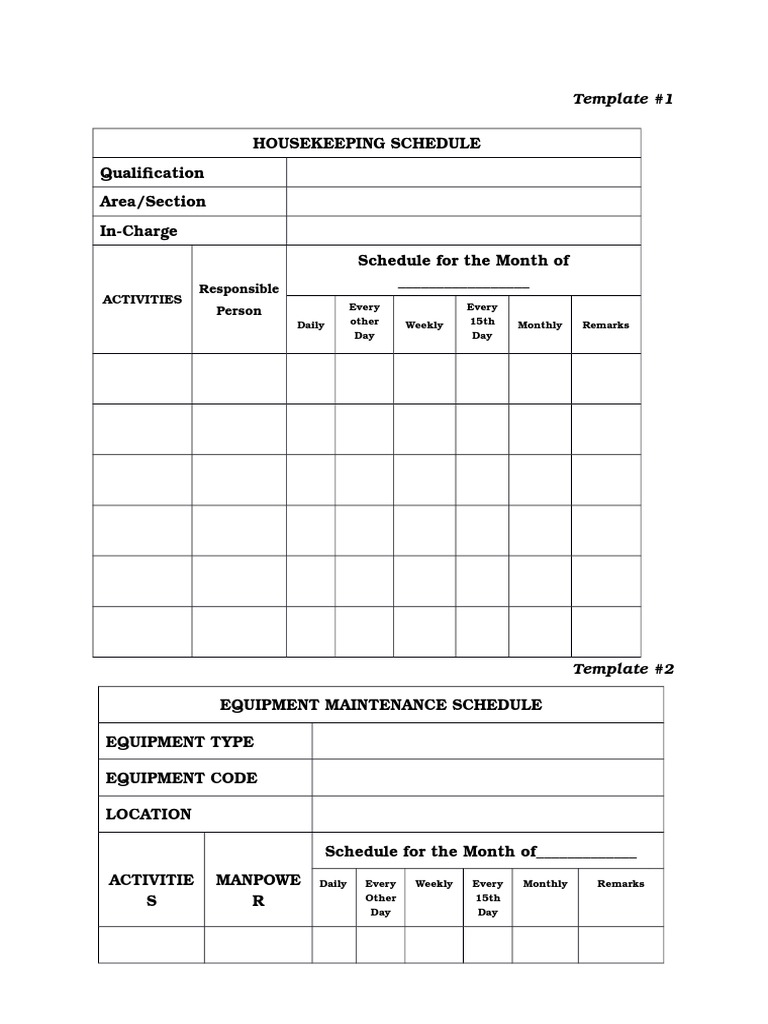 Templates For MTF | PDF | Career & Growth