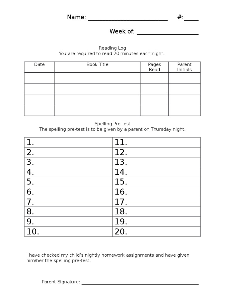 Weekly Assignments | PDF