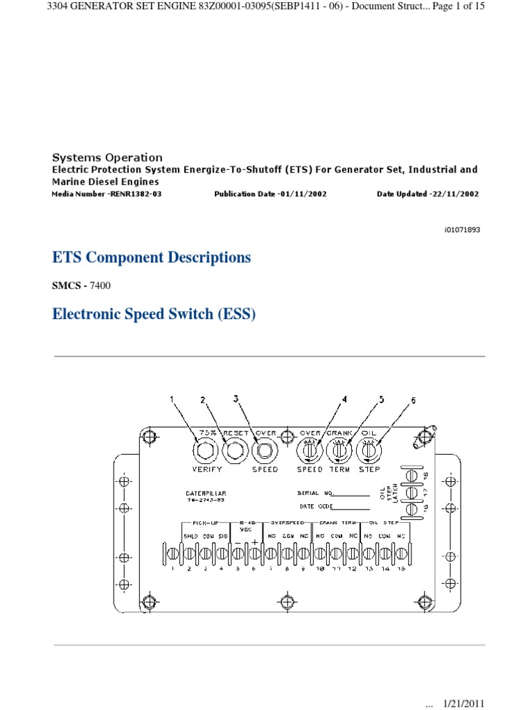 ETS Component Descriptions | PDF | Battery (Electricity) | Relay
