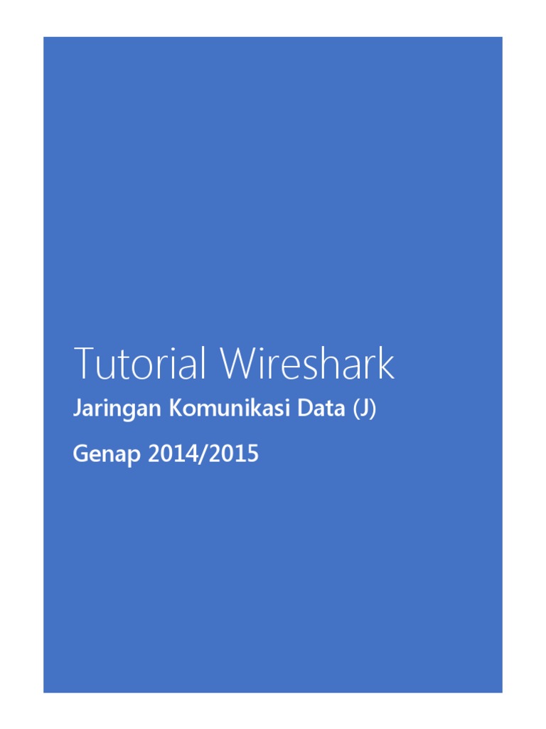 Tutorial Wireshark | PDF
