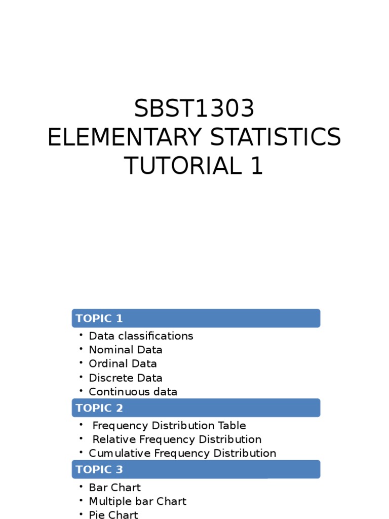 t1 SBST1303 | PDF | Histogram | Level Of Measurement