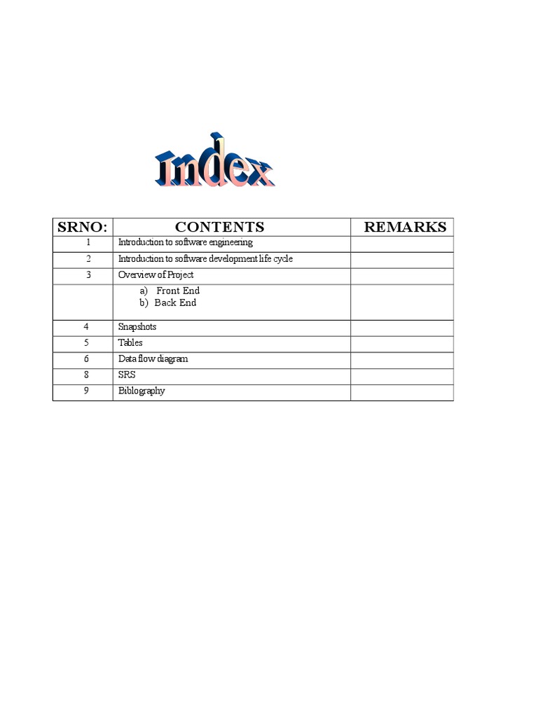 Software Engg File | PDF | Microsoft Access | Databases