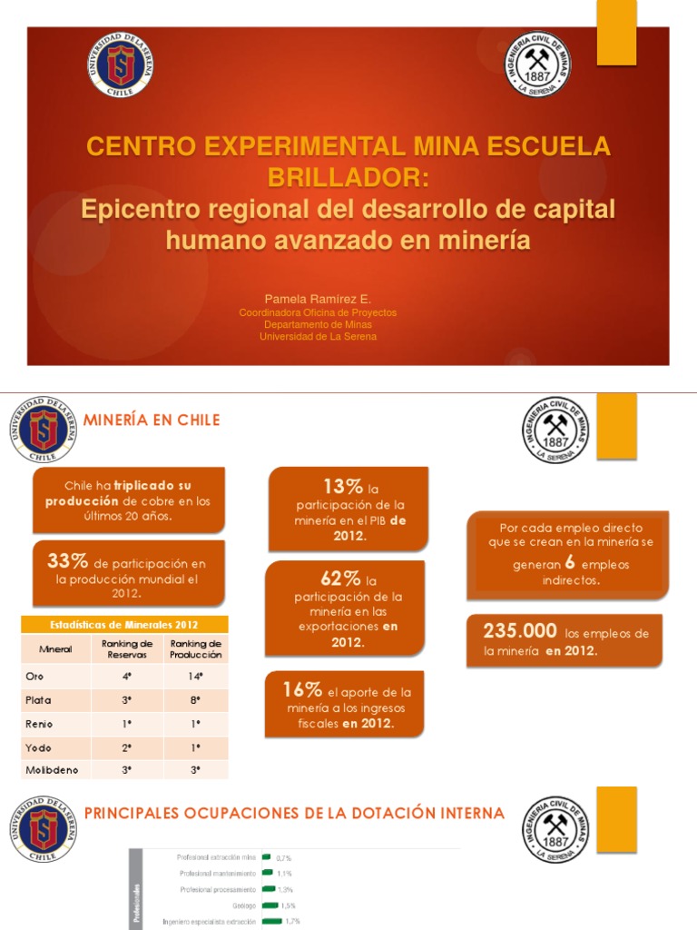 Mina Escuela Brillador - Pamela Ramirez | PDF | Minería | Sólidos ...