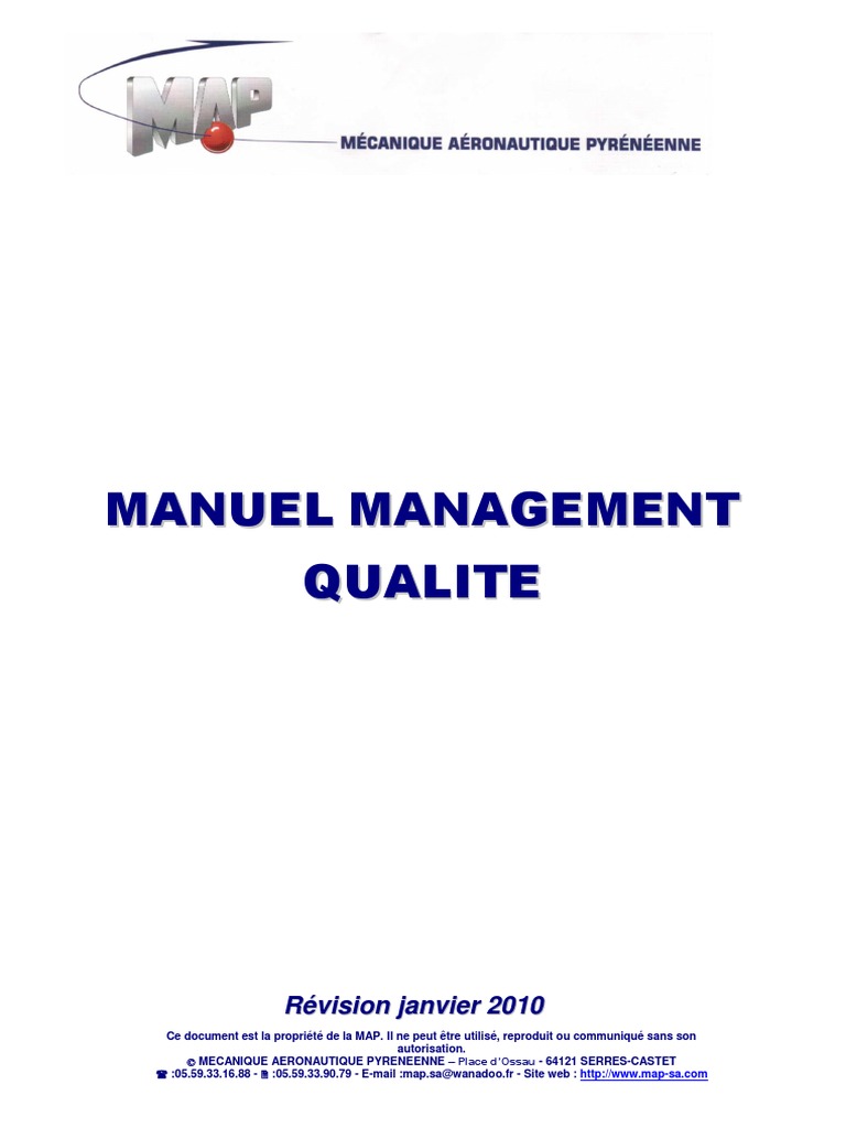 Manuel Management Qualite PDF | PDF