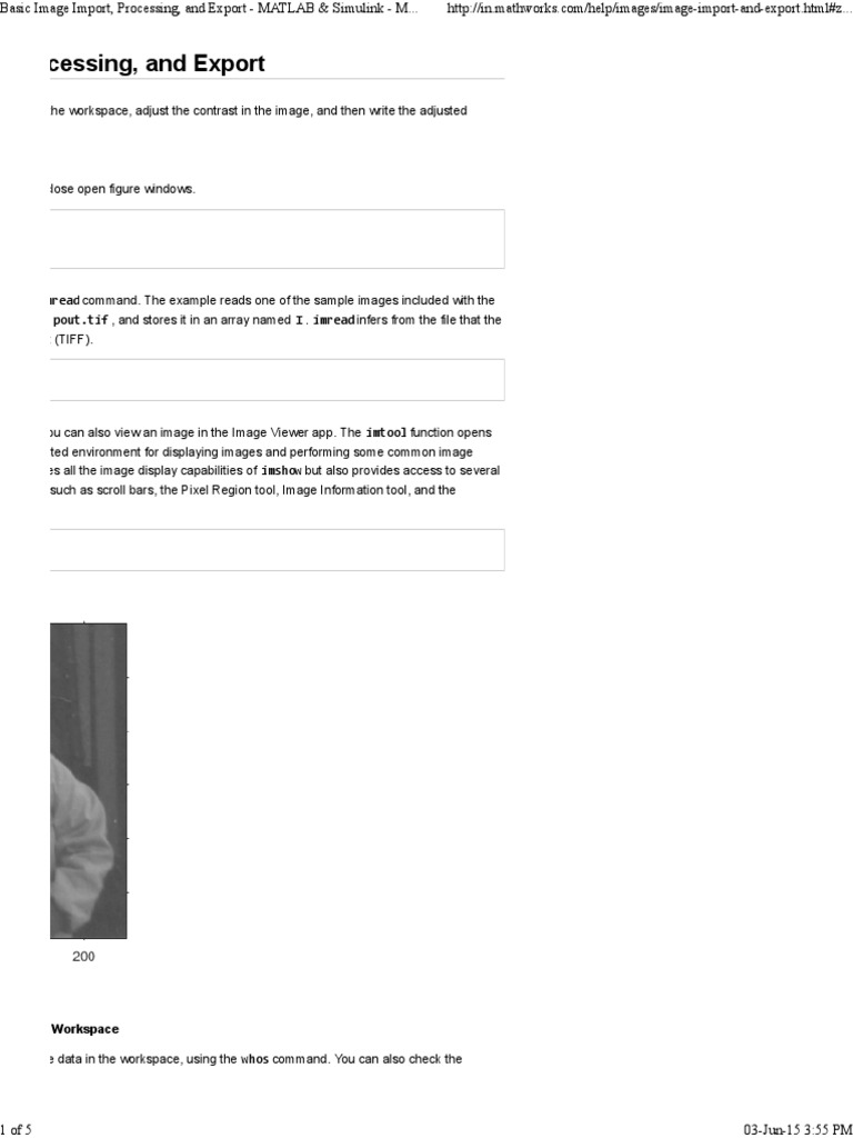 Basic Image Import, Processing, and Export - MATLAB & Simulink ...