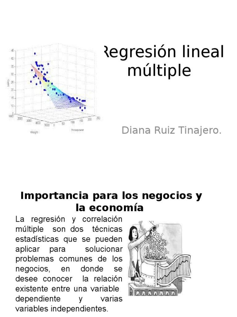Regresion Lineal Múltiple | Análisis de regresión | Regresión lineal