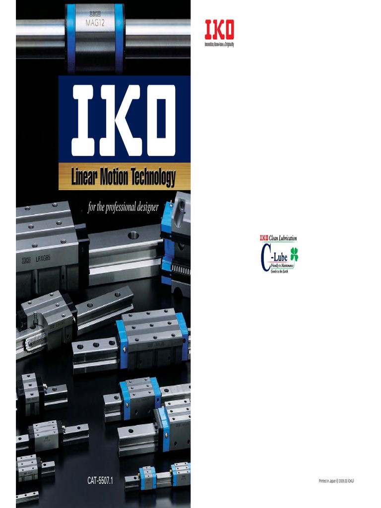 IKO Bearings Catalog Linear Motion Guide Series | PDF | Machines ...