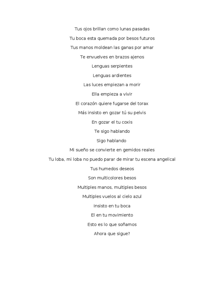 Tus Ojos Brillan Como Lunas Pasadas | PDF