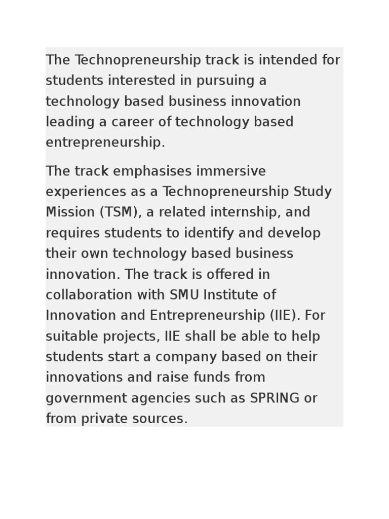 The Technopreneurship | PDF | Venture Capital | Corporate Finance