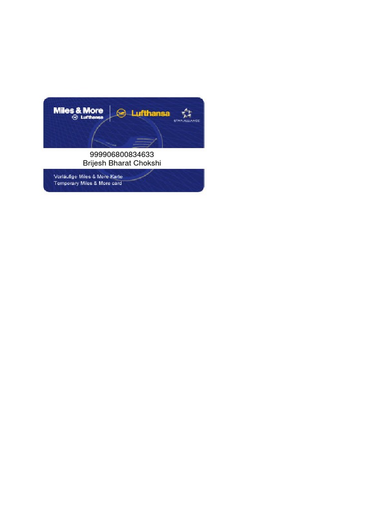 Your Temporary Card | PDF