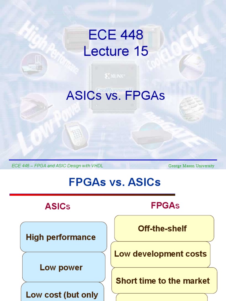 ECE448 Lecture15 ASIC Design | PDF | Field Programmable Gate Array | Vhdl