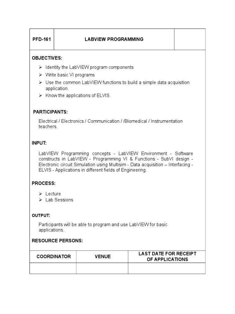 Labview Programming Pdf