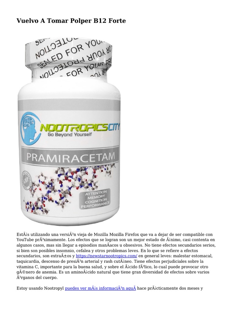 Vuelvo A Tomar Polper B12 Forte | PDF | Medicina | Tratamiento de salud