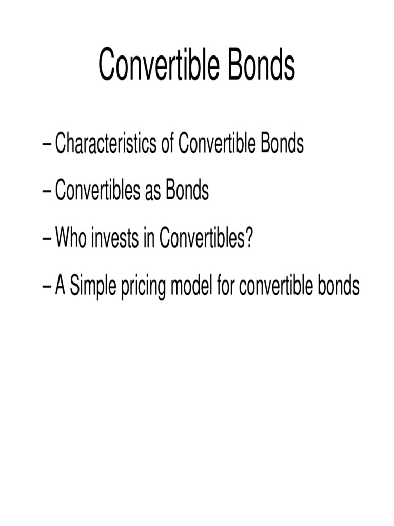Convertible Ppt | Convertible Bond | Bonds (Finance) | Free 30-day ...