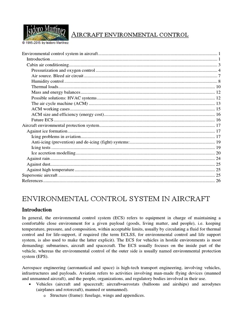 Aircraft ECS PDF | PDF | Hvac | Ice