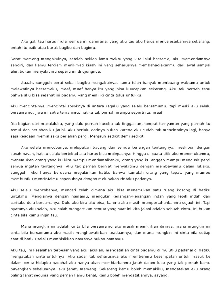 Aku Gak Tau Harus Mulai Semua Ini Darimana | PDF