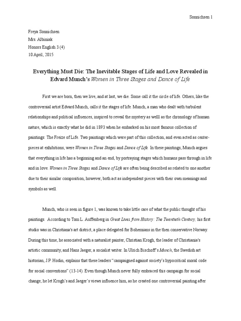 Edvard Munch The Inevitable Stages of Life and Love Revealed in Edvard ...