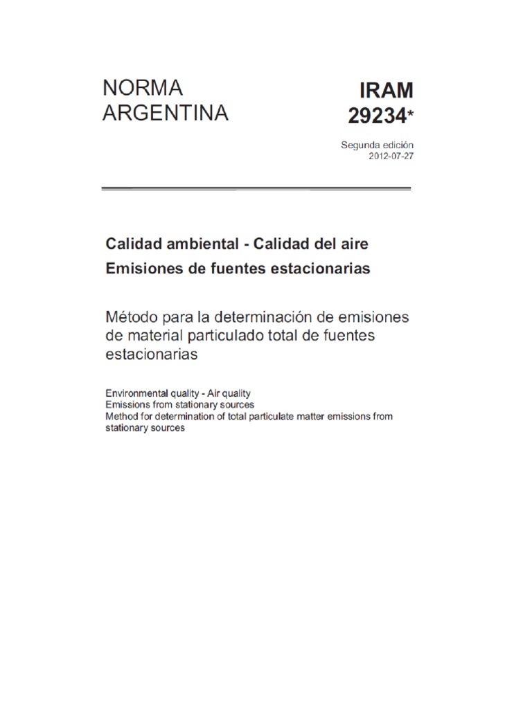 Metodo 5 (IRAM) | PDF