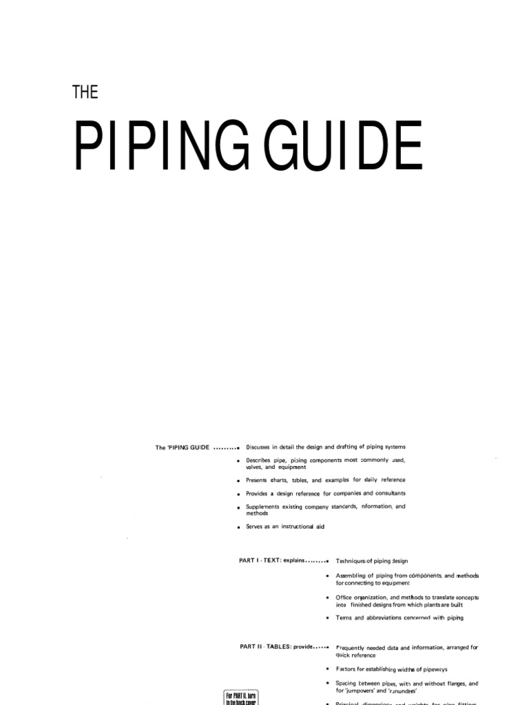 The Piping Guide Part 1 | PDF