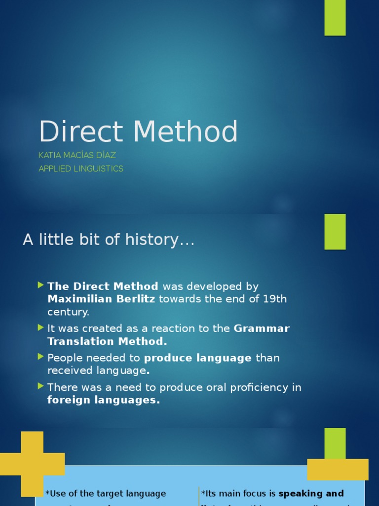 Direct Method | PDF