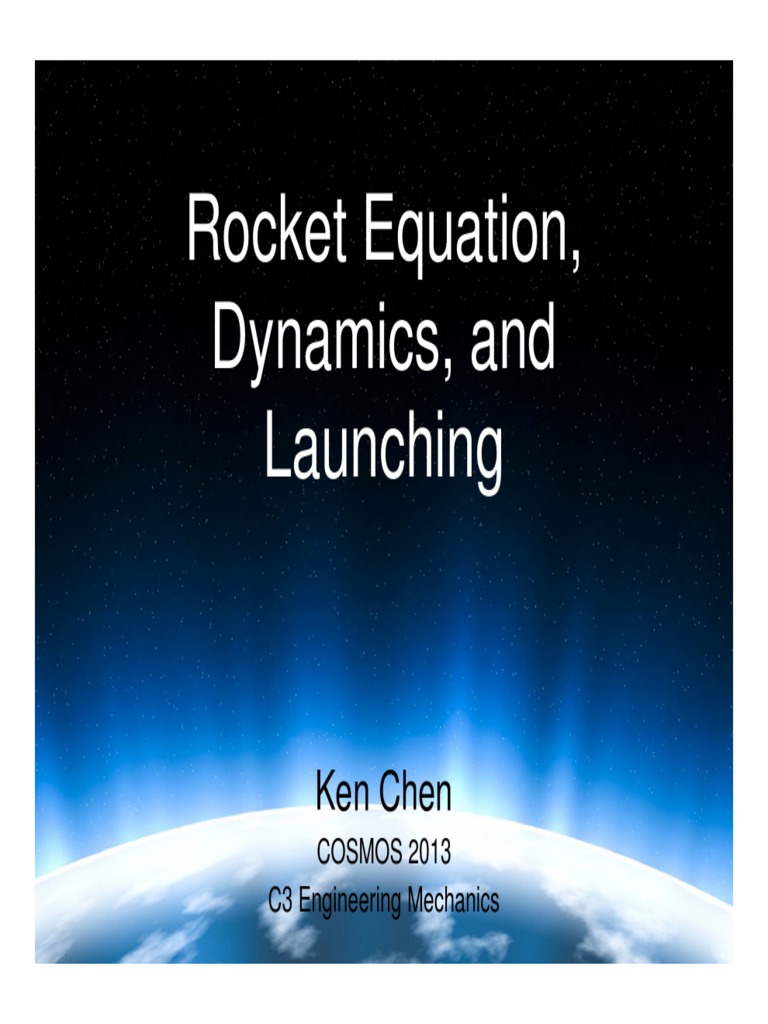 Physics Rocket | PDF | Drag (Physics) | Thrust