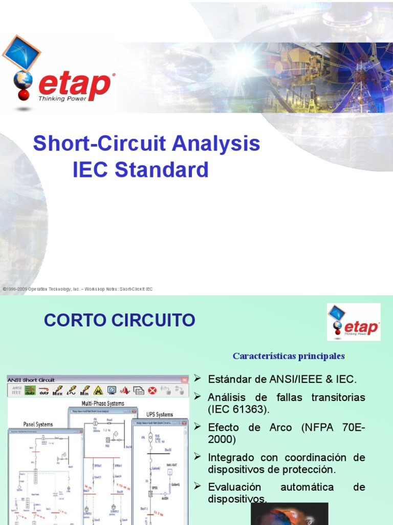 Short-Circuit Analysis IEC Standard | PDF | Power (Physics) | Force