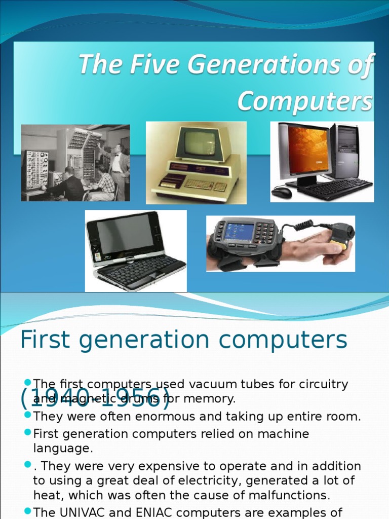 The Five Generations of Computer | PDF