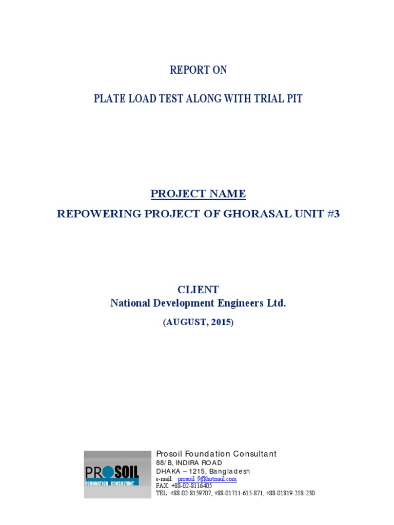 Report PLT | PDF | Civil Engineering | Engineering