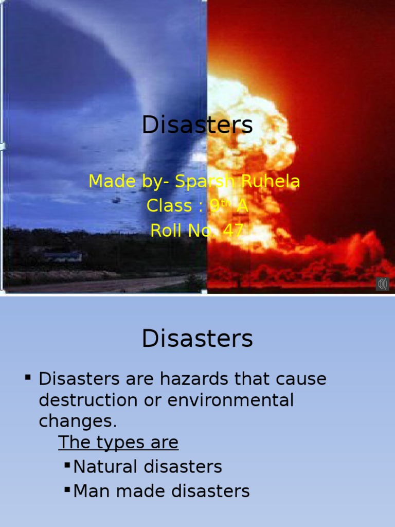 Types of Natural Disasters Explained | PDF | Natural Disasters ...