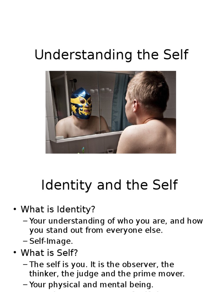 Understanding The Self-Lecture 1 | PDF | Self Esteem | Self Efficacy