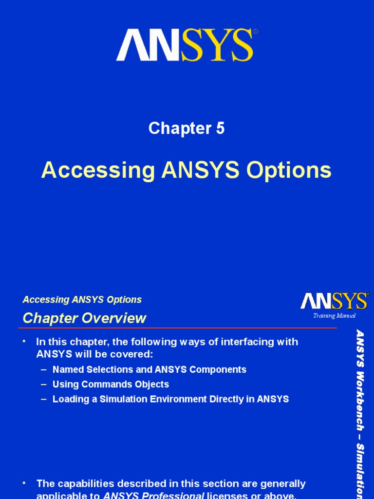 ANSYS Options | PDF | Simulation | Computer File