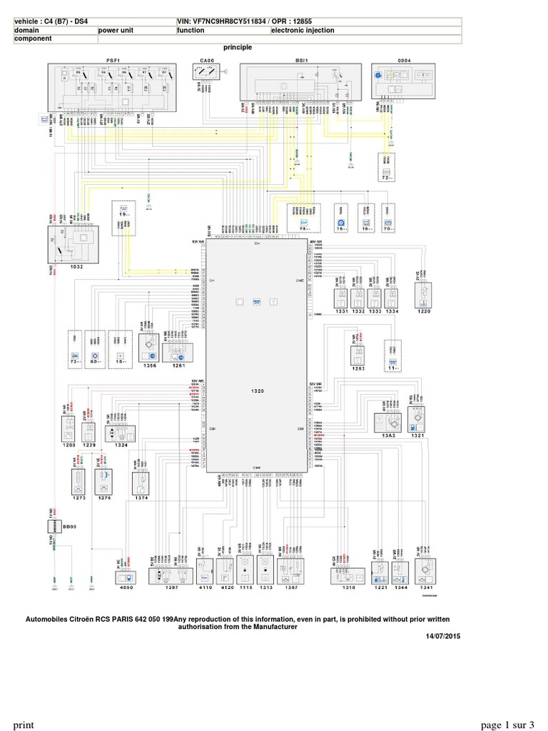 DS4 vehicle component wiring diagram | PDF | Diesel Engine | Fuel Injection