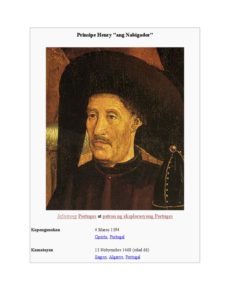 Prinsipe Henry | PDF