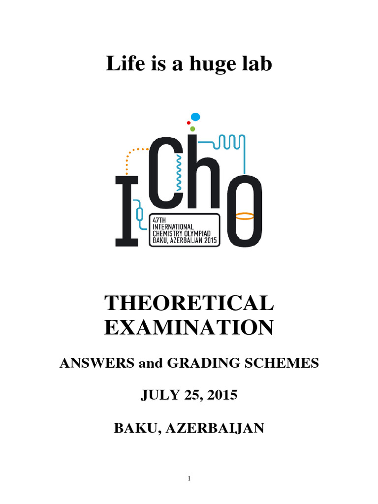 IChO 2015 Problems and Solutions | PDF | Precipitation (Chemistry ...
