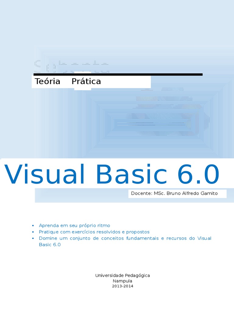 Sebenta | PDF | Basic | Janela (informática)