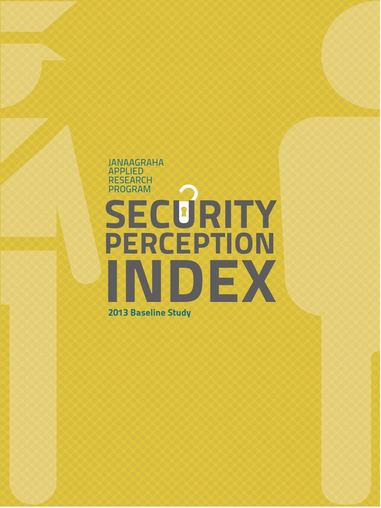 Security: Perception | PDF | Community Policing | Survey Methodology