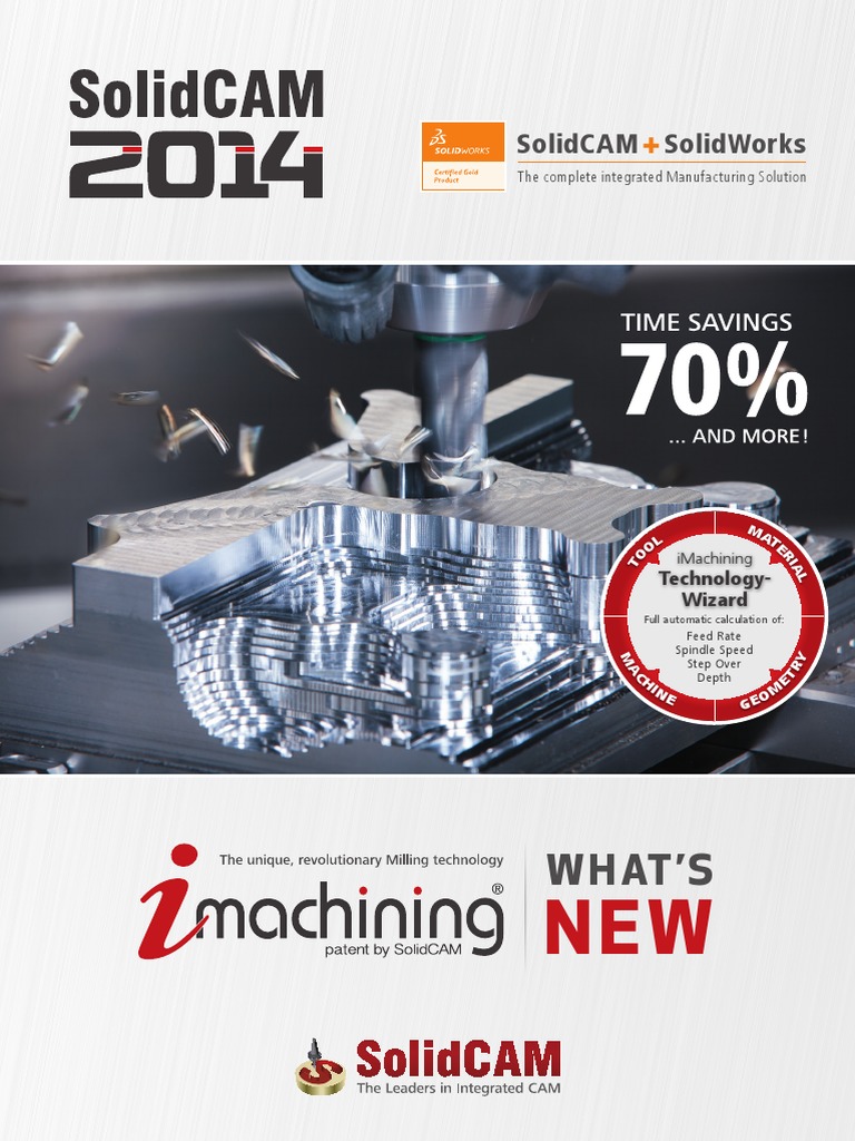 SolidCAM 2014 IMachining What's New | PDF | Machining | Production And Manufacturing