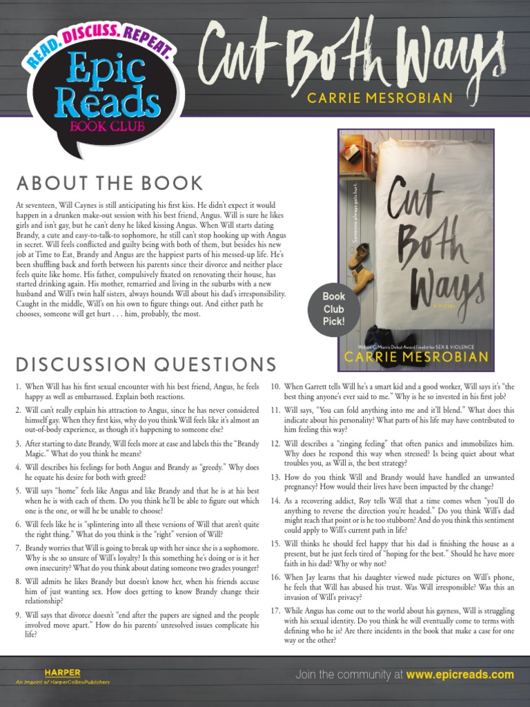 Book Club Guide: Cut Both Ways | PDF