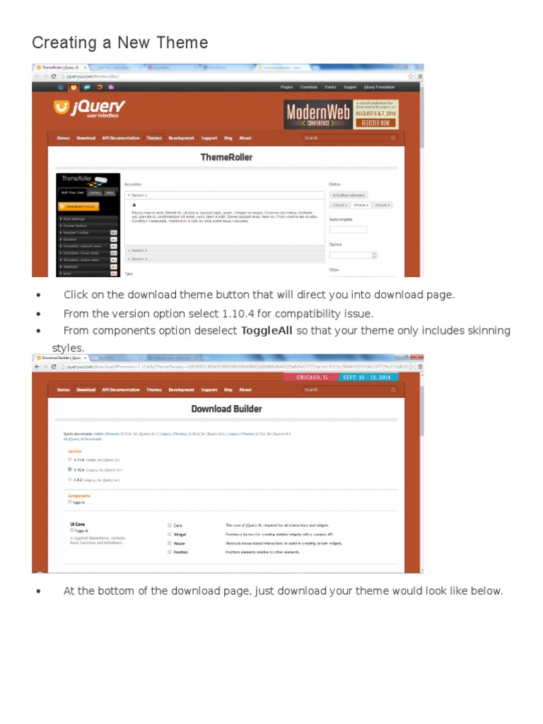Step-by-step instructions for creating and implementing a custom theme for PrimeFaces | PDF ...