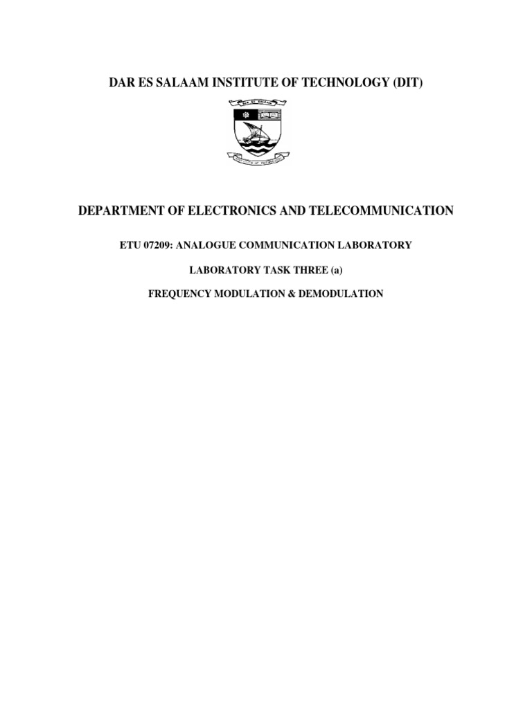 Frequency Modulator Pdf Detector Radio Frequency Modulation