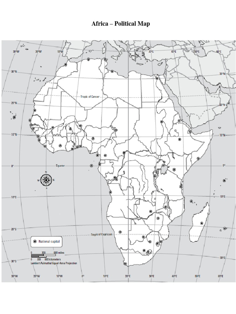 Africa Map Activity | PDF | Travel